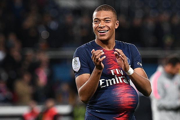 Mbappe scores four goals
