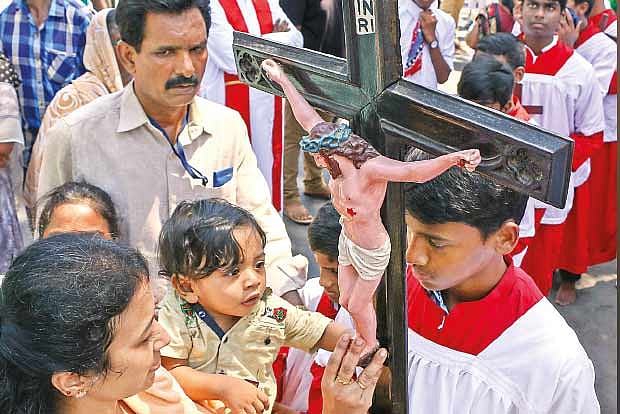 Prayers and processions mark Good Friday