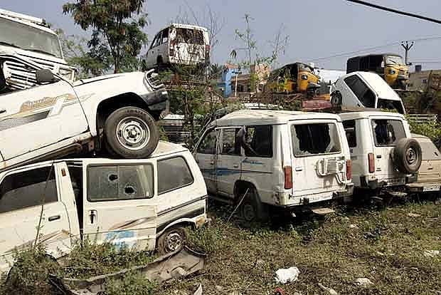 Piled up seized vehicles creating problems for residents to be ...