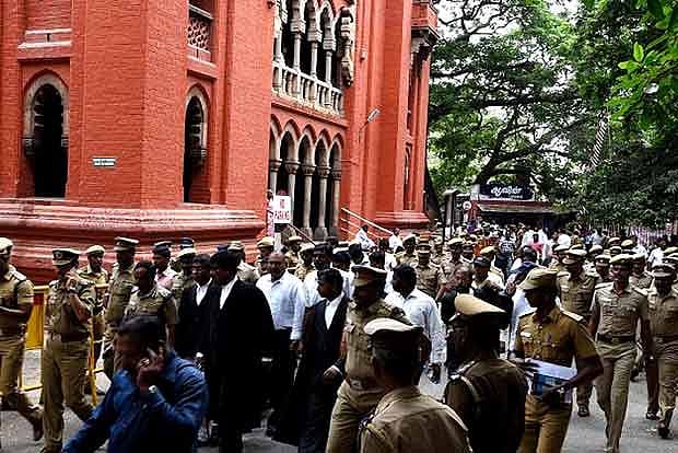 Security beefed up in family courts