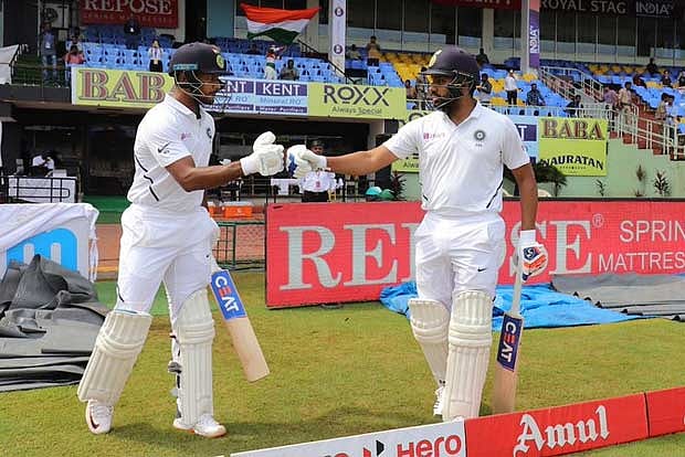 Rohit-Mayank become 3rd Indian opening pair to score 300