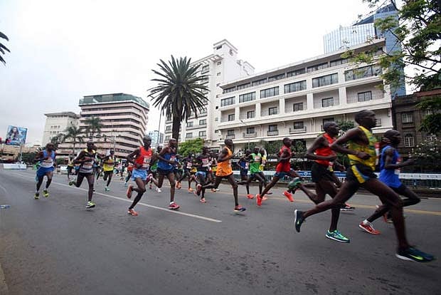 Midnight marathon challenge for Kenyan runners at Doha