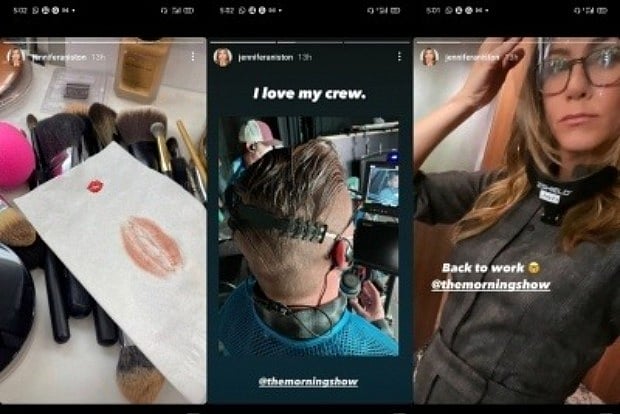 Jennifer Aniston is 'back to work'