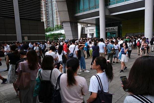 Hong Kong economy shrinks for first time in a decade