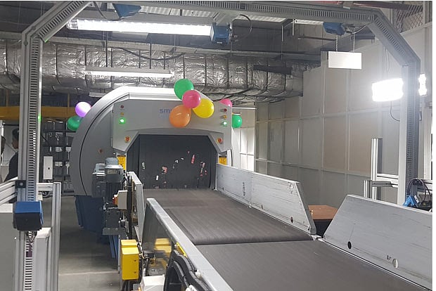 Relief for flyers as in-line scanner commissioned at city airport