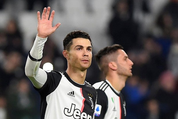 Ronaldo scores twice as Juventus beat Lazio in Serie A