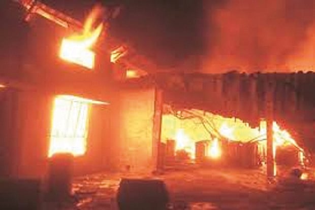 Fire breaks out at shoe factory, no casualties