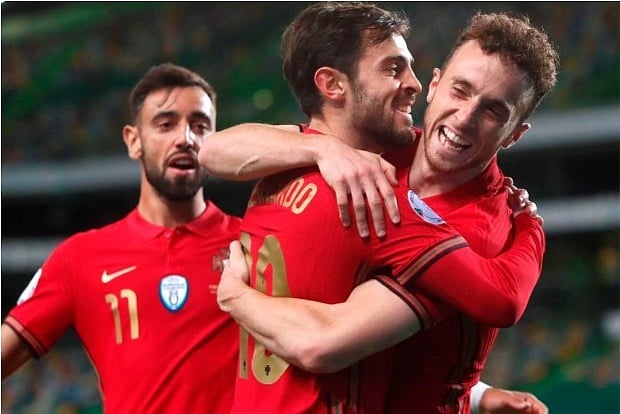 Jota makes up for Ronaldo's absence as Portugal beats Sweden