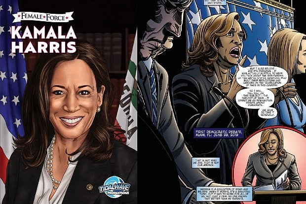 Kamala Harris stars in new comic book birthday gift