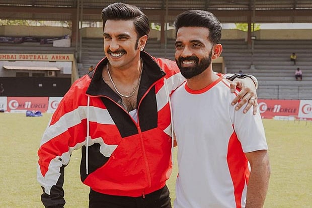 Ranveer Singh wishes 'champ' Ajinkya Rahane for IPL 2021