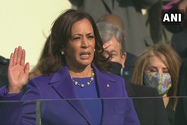 Kamala Harris sworn in as America's first woman Vice President