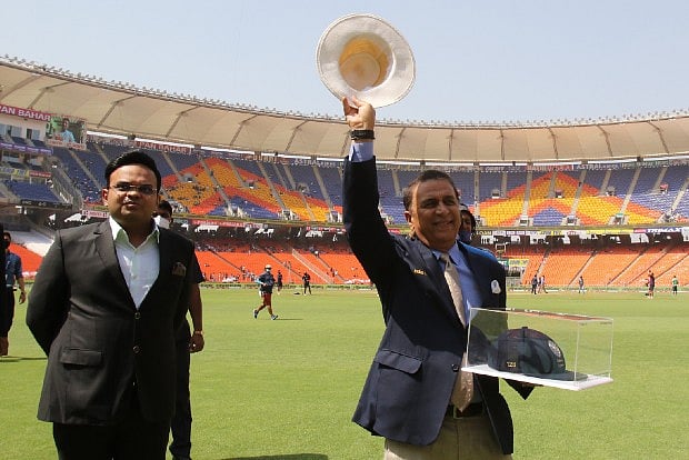 Gavaskar felicitated on 50th anniversary of Test debut