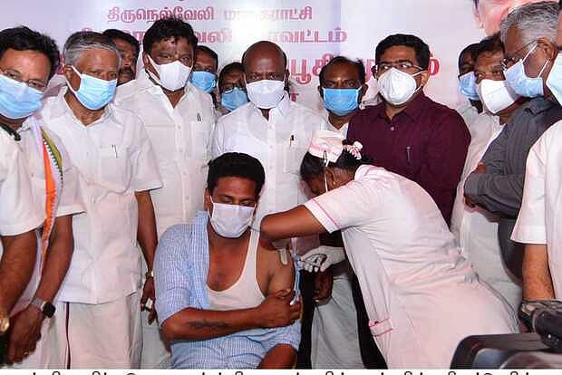 Over 1L people inoculated in mega vaccine camps in 4 TN districts