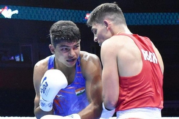 Nishant Dev makes impressive debut at Men's World Boxing