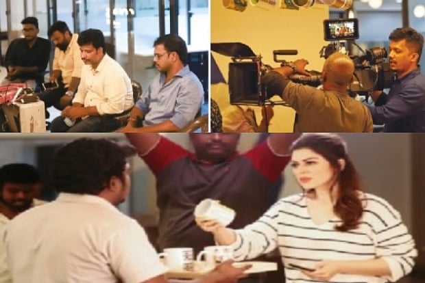 It’s all fun and joy on sets of Hansika’s next