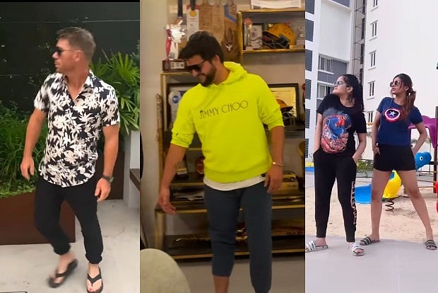 Going with the trend: Celebrities, cricketers shake legs for Srivalli ...