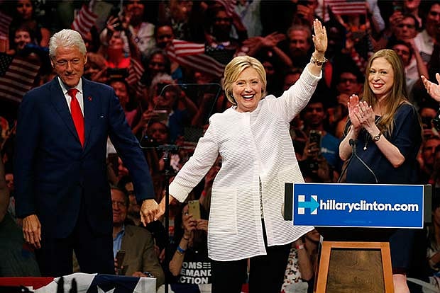 Clinton creates history, becomes first woman presidential nominee