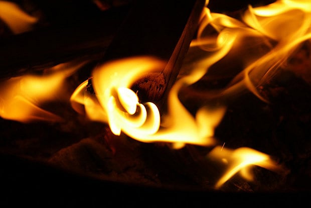 72-year-old woman set ablaze with acid