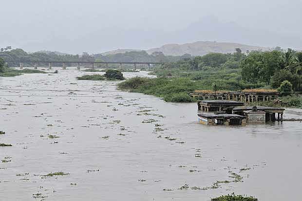 Flooding continues in Thamirabarani River for second day as rain ...