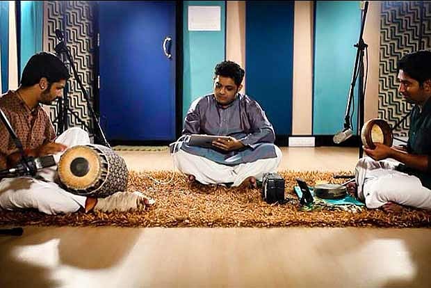Carnatic concert on iPad takes city man into record books