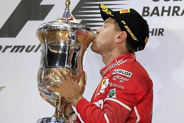 Vettel loving life with revived Ferrari