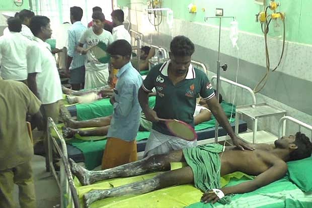 Devotees fall into fire pit during ritual, 20 injured