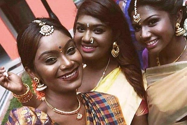 Photo of three ‘dusky’ women a hit for the right reasons