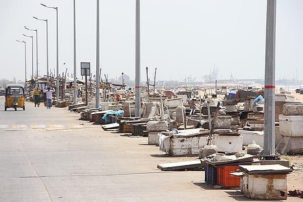 Fishermen protest move to expand Marina Loop Road