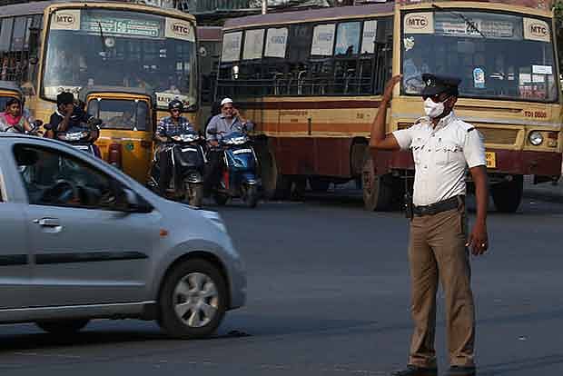NHRC bats for traffic police hit by pollution