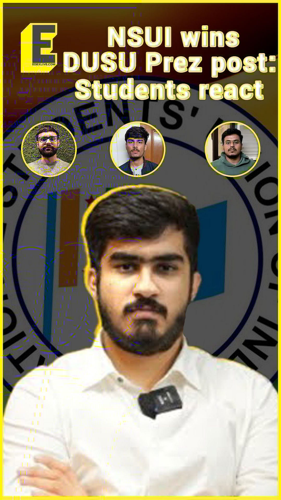 NSUI’s Rounak Khatri is the next DUSU President | What do DU students ...