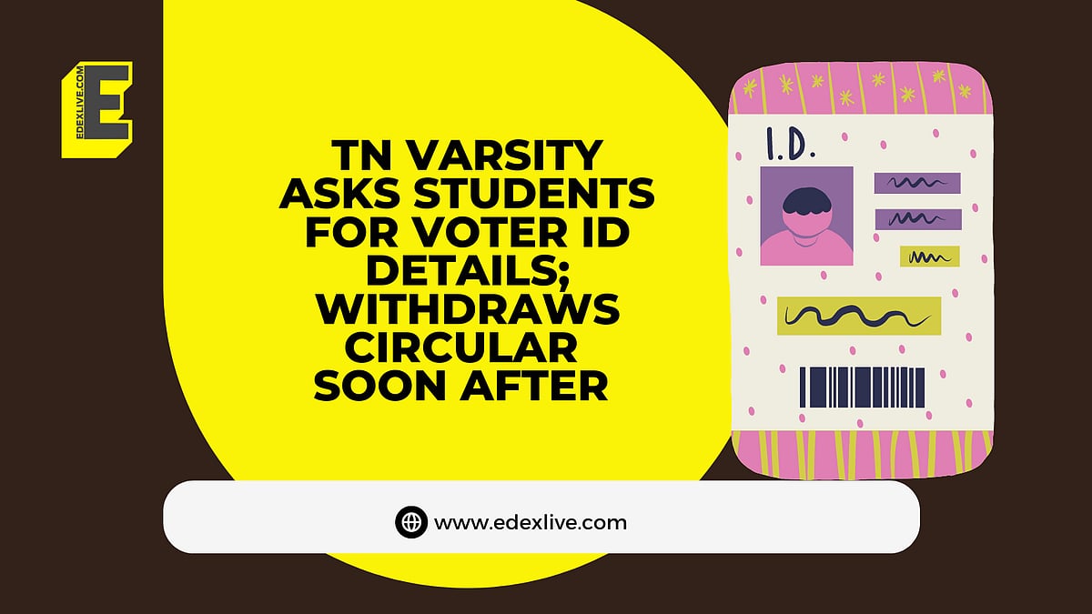 TN University Controversy: Circular on Collecting Voter ID Details ...