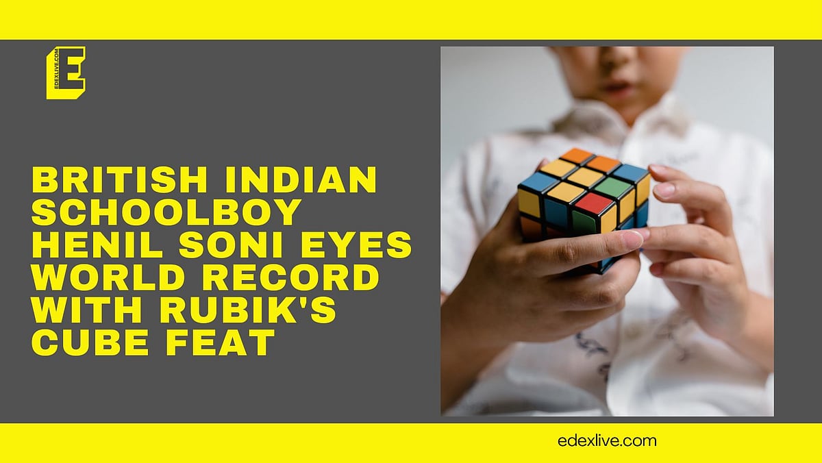 British Indian schoolboy Henil Soni aims for Guinness World Record with ...