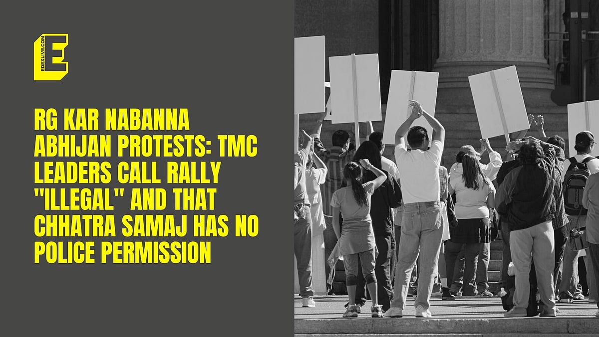 RG Kar murder-rape Nabanna Abhijan protests in Kolkata: TMC leaders ...