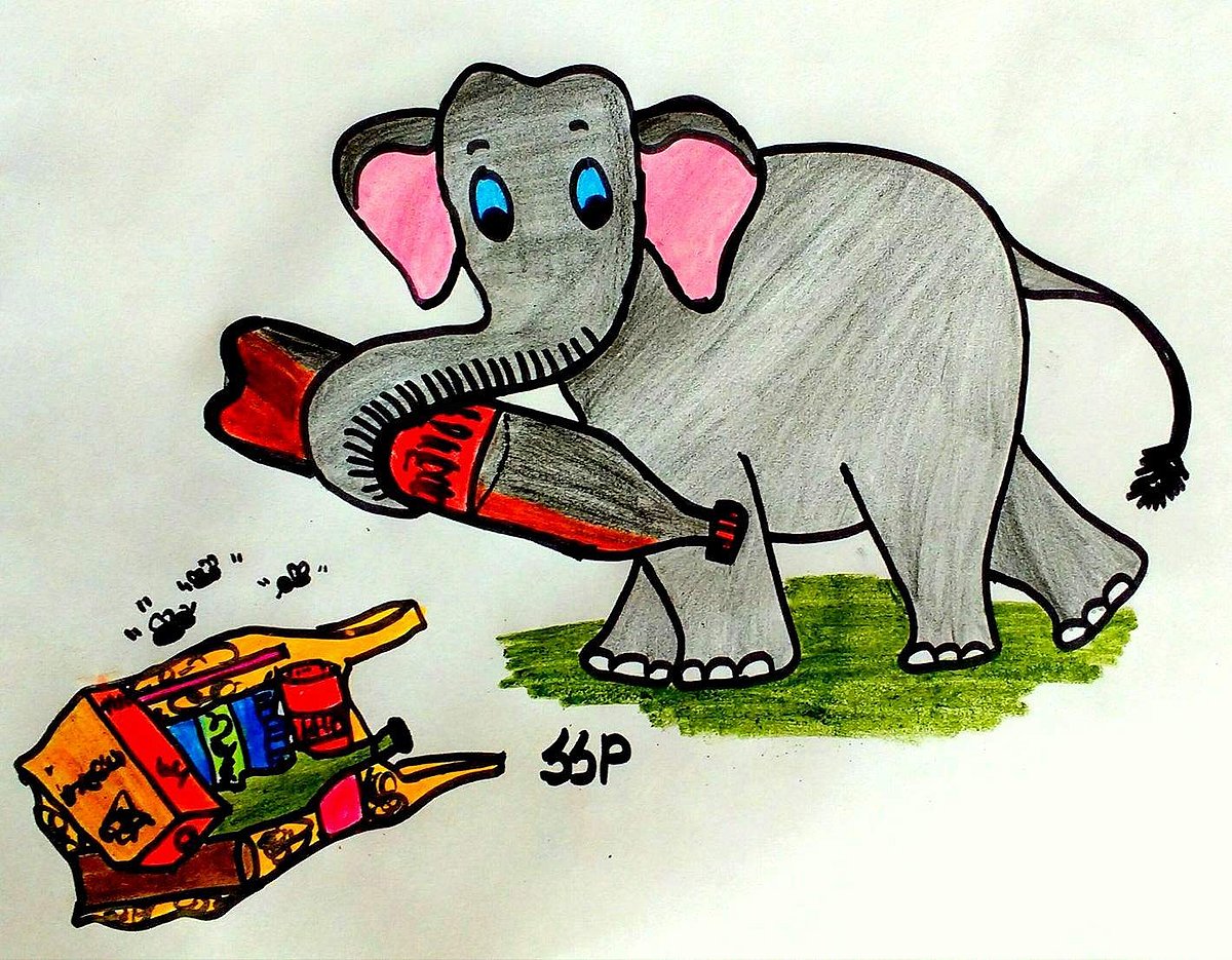 Addressing the baby elephant: How this IISc researcher's cartoons are ...