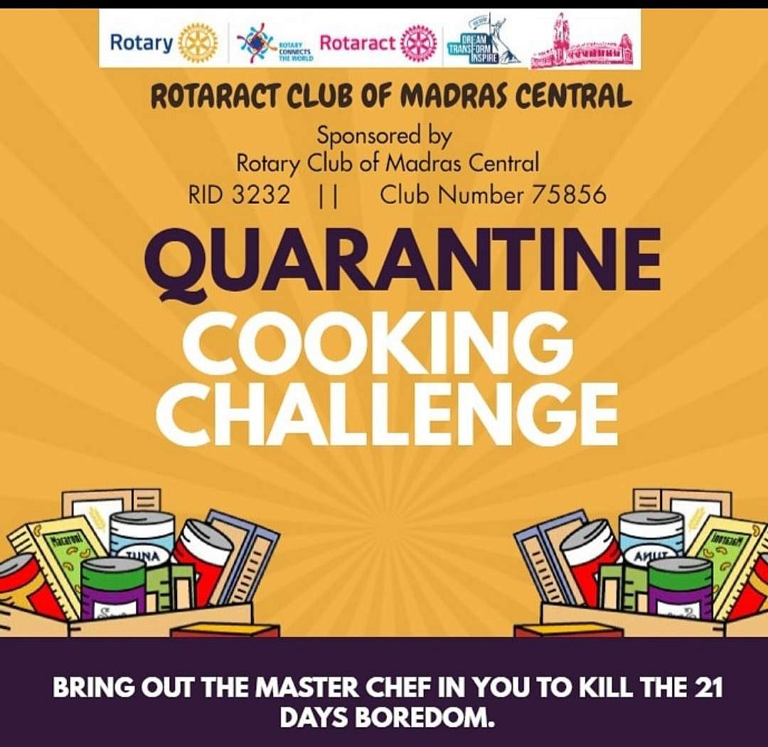 Here is a quarantine challenge to show-off the cook in you and get ...