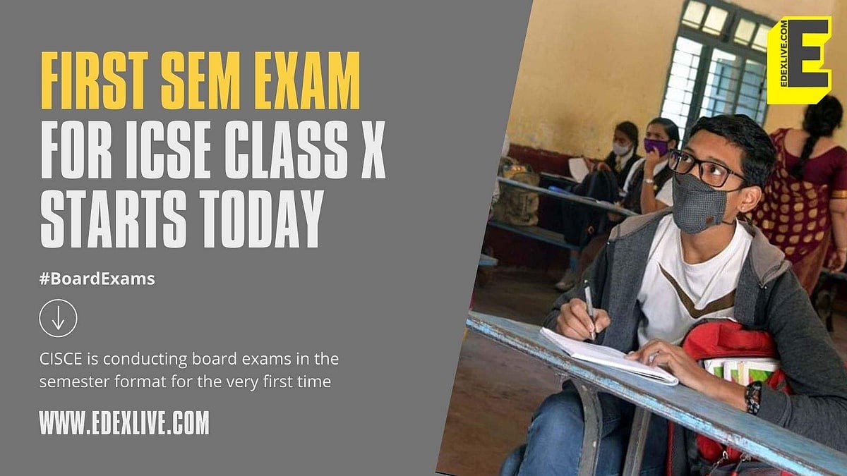 ICSE Class X first semester board exams to begin from today, to go on ...