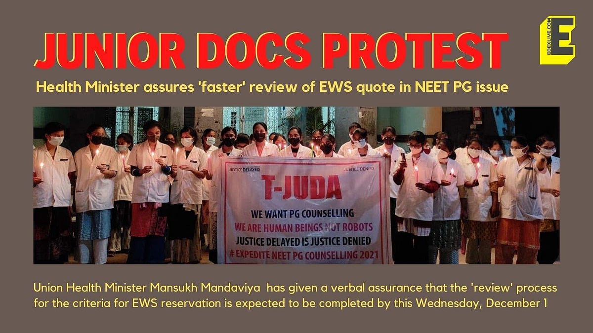 Will finish reviewing quota for EWS by December 1, Health Minister ...