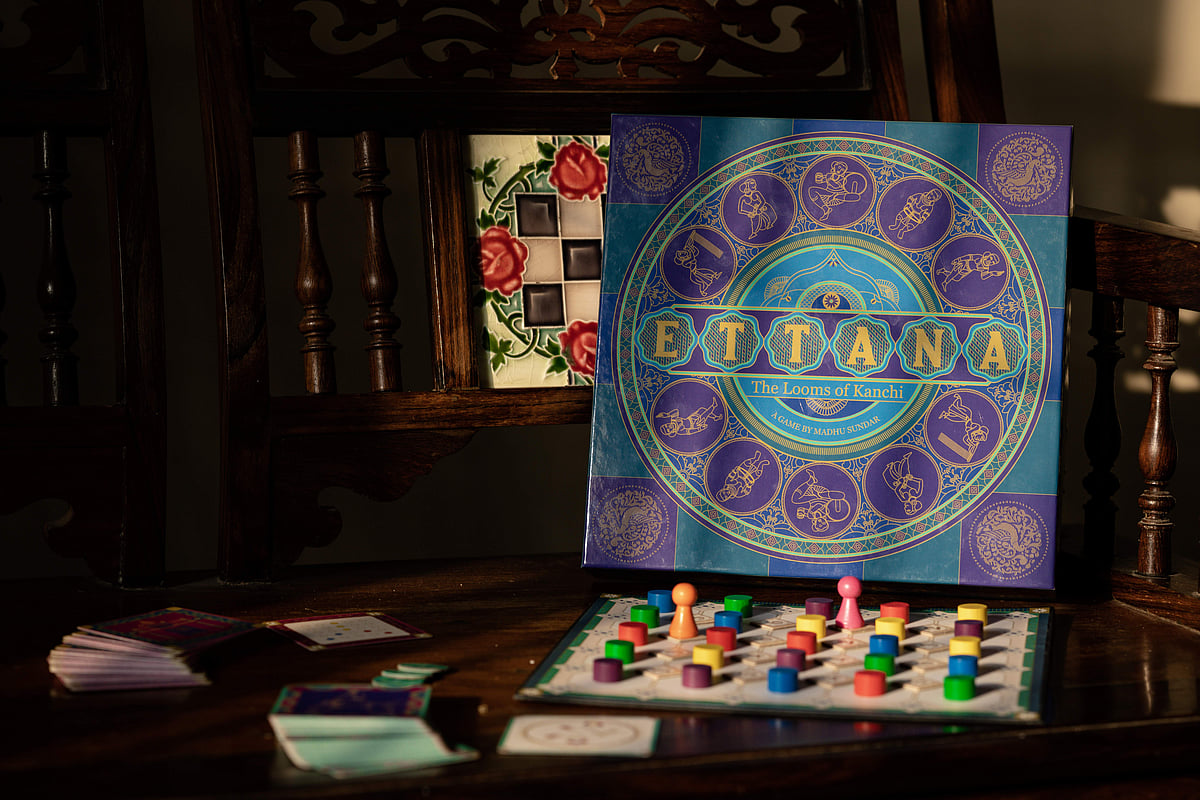 This unique board game will take you through the lanes of Kancheepuram ...