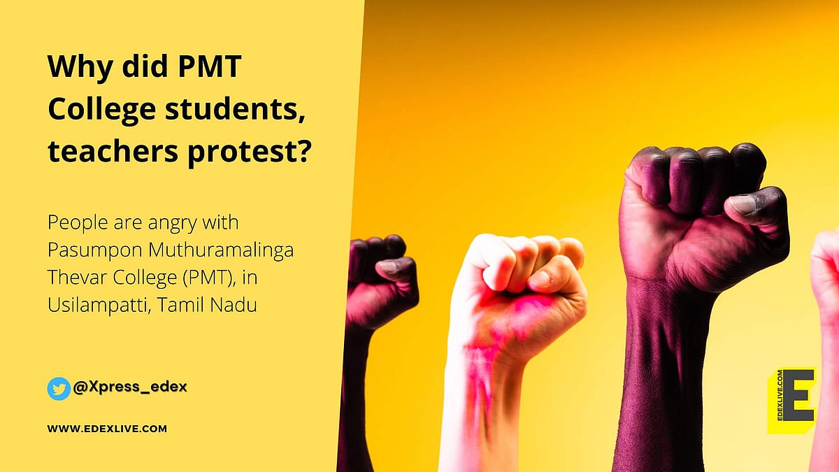 Tamil Nadu: Students and teachers of PMT College stage protest to get ...