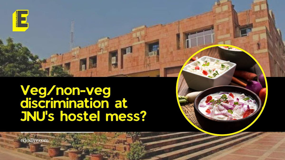 Veg/non-veg discrimination at JNU's hostel mess? Separate raita jars ...