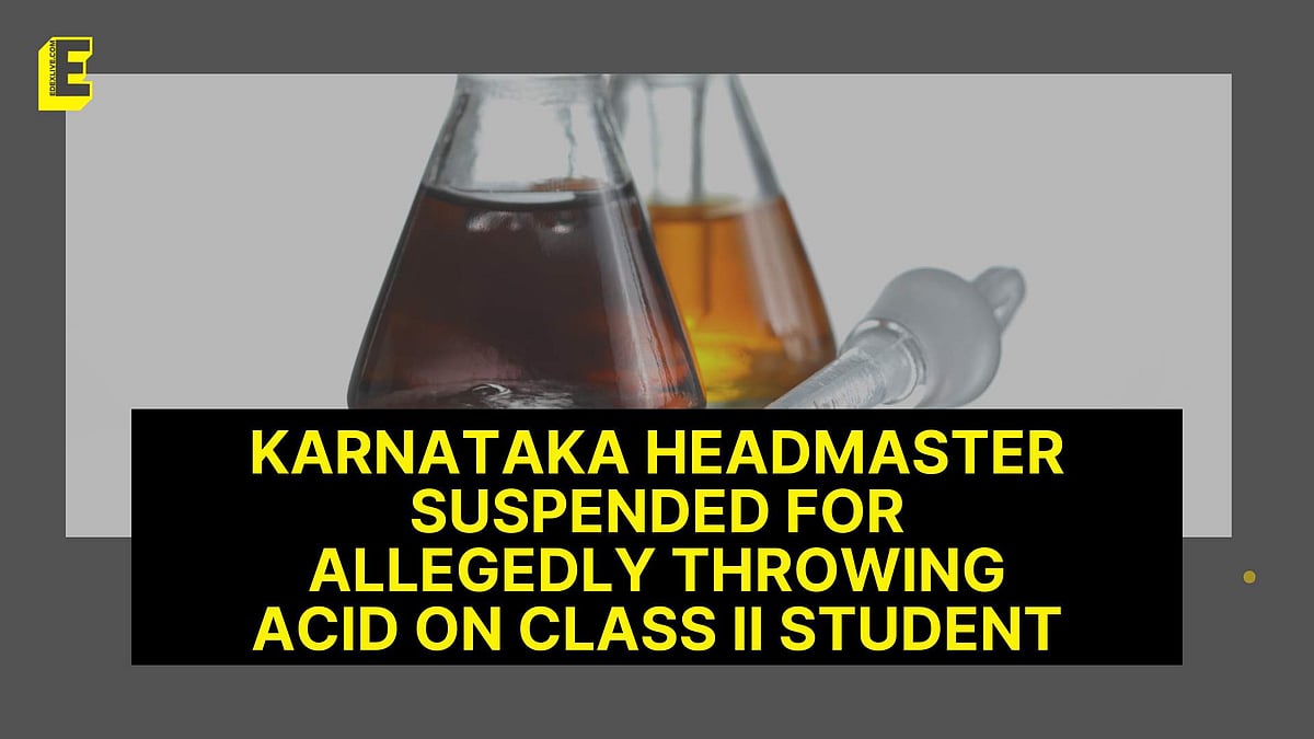 Karnataka headmaster suspended for allegedly throwing acid on Class II student
