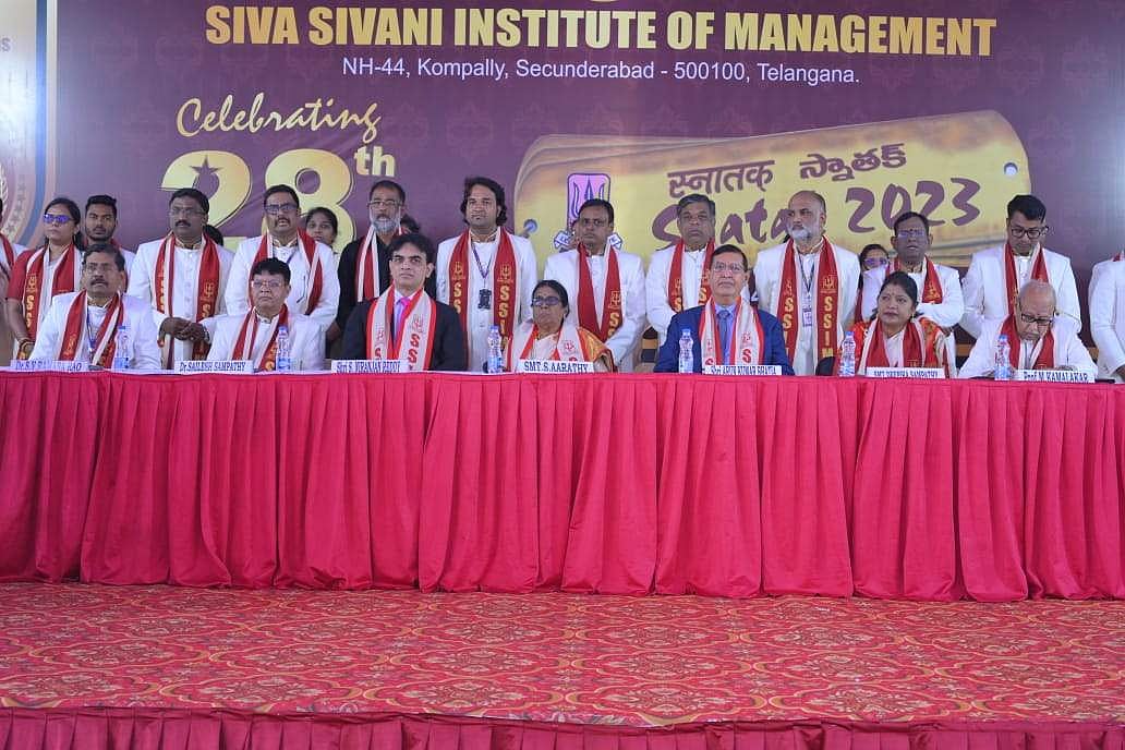 Siva Sivani Institute of Management conducts 28th Convocation Ceremony