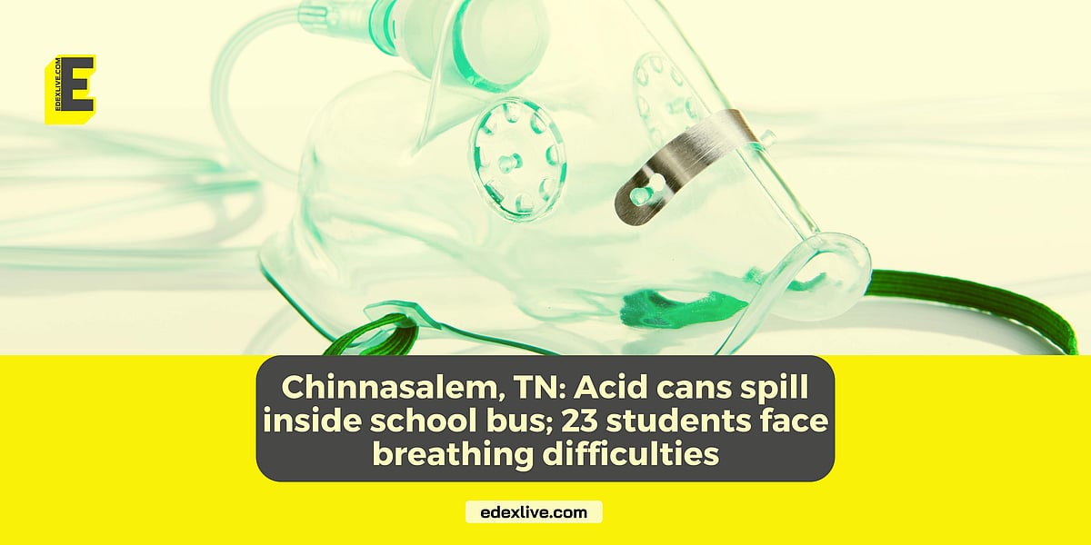 Chinnasalem, TN: Acid cans spill inside school bus; 23 students face ...
