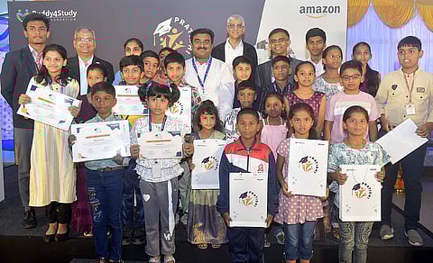 Amazon India felicitates young school children as part of Pratidhi ...