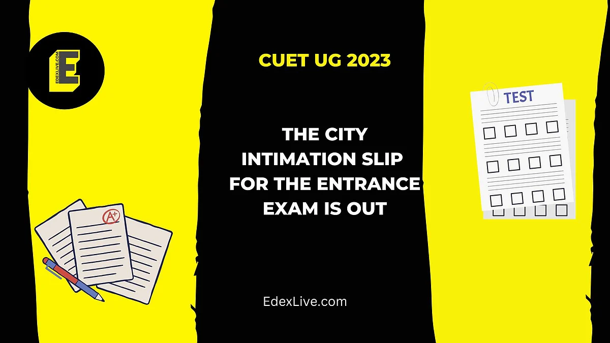CUET UG 2023: NTA releases city intimation slip. Here's how to check CUET UG 2023: NTA releases city intimation slip. Here's how to check
