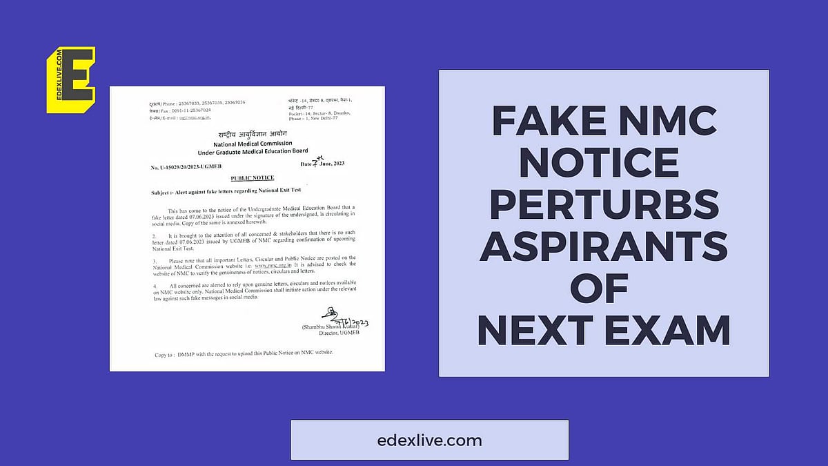 NExT 2023: Another fake notice online? Students worry, medical ...