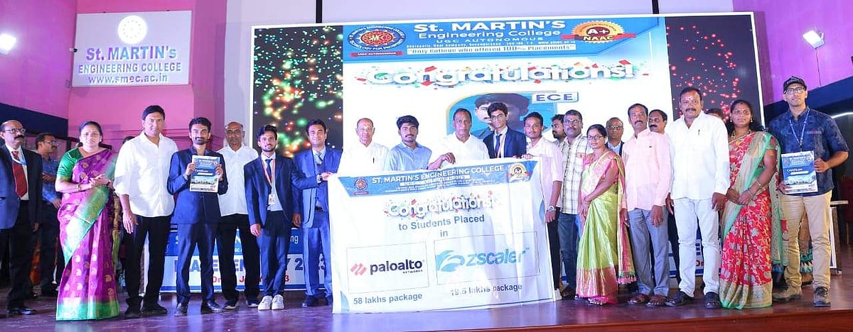 Placement Day at St Martin's: Students achieve 100% placement record