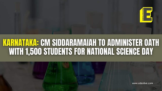 Karnataka: School, college students take oath on National Science Day