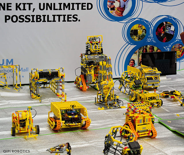 These DIY robotics kits by QtPi for children help them build over ...