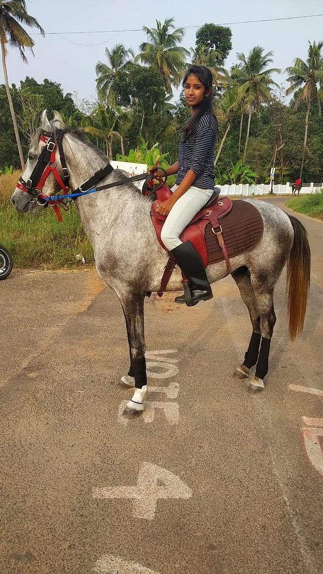 Meet Krishna, The 15-Year-Old Kerala Girl Who Rode a Horse to Her Board ...